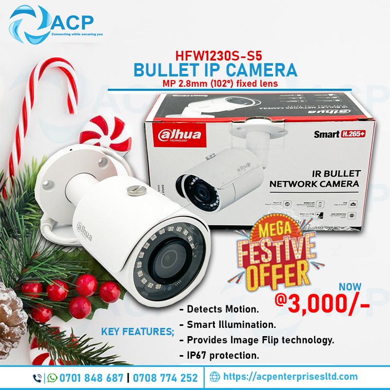 Dahua Bullet-IP-Camera - Festive Offer - ACP Enterprises Ltd