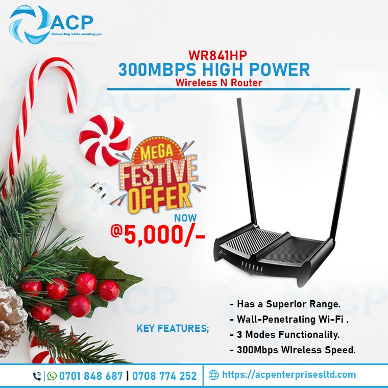 Wireless-N-Router-WR841-HP - Festive Offer - ACP Enterprises Ltd